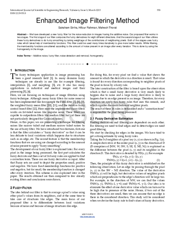 (PDF) Enhanced Image Filtering Method | Mahesh Thorat - Academia.edu