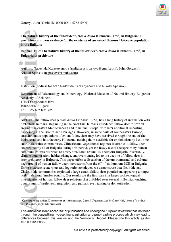 (PDF) The natural history of the fallow deer, Dama dama (Linnaeus, 1758 ...