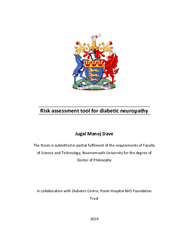 (PDF) Risk assessment tool for diabetic neuropathy