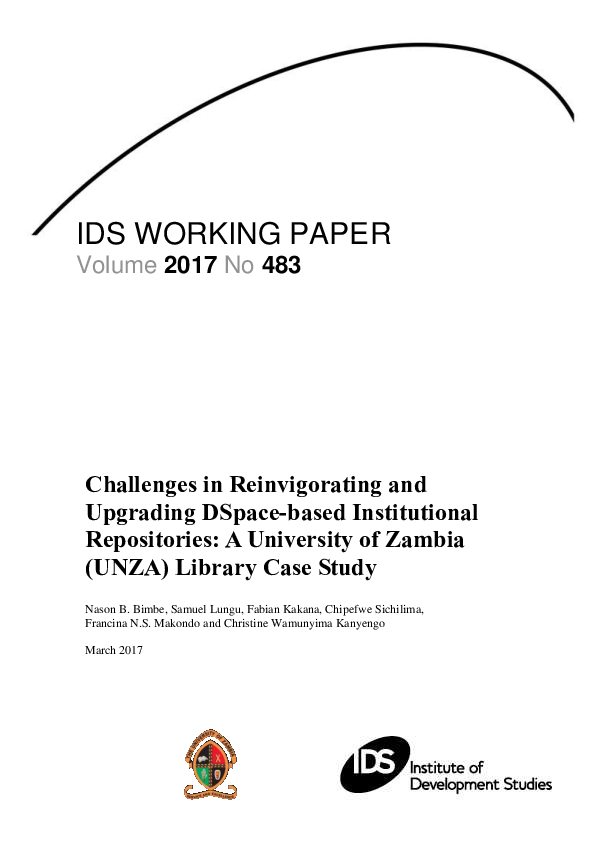 (PDF) Challenges in Reinvigorating and Upgrading DSpace-based ...