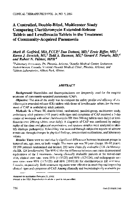 (PDF) A controlled, double-blind, multicenter study comparing ...
