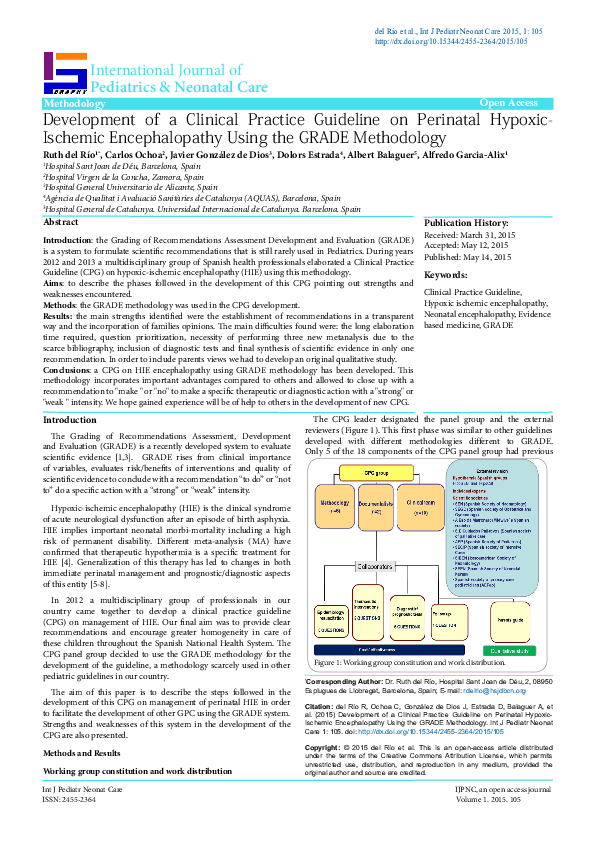 (PDF) Development of a Clinical Practice Guideline on Perinatal Hypoxic ...