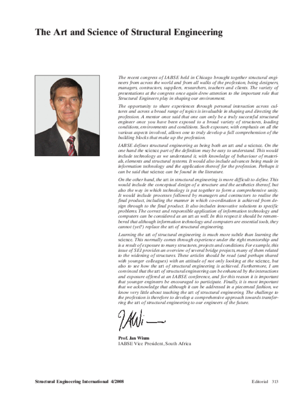 (PDF) The Art and Science of Structural Engineering