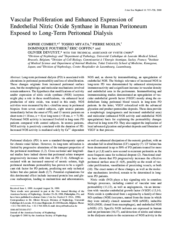 (PDF) Vascular Proliferation and Enhanced Expression of Endothelial ...