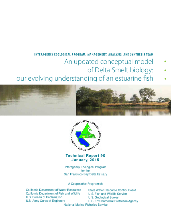 (PDF) An updated conceptual model of Delta Smelt biology: our evolving understanding of an ...