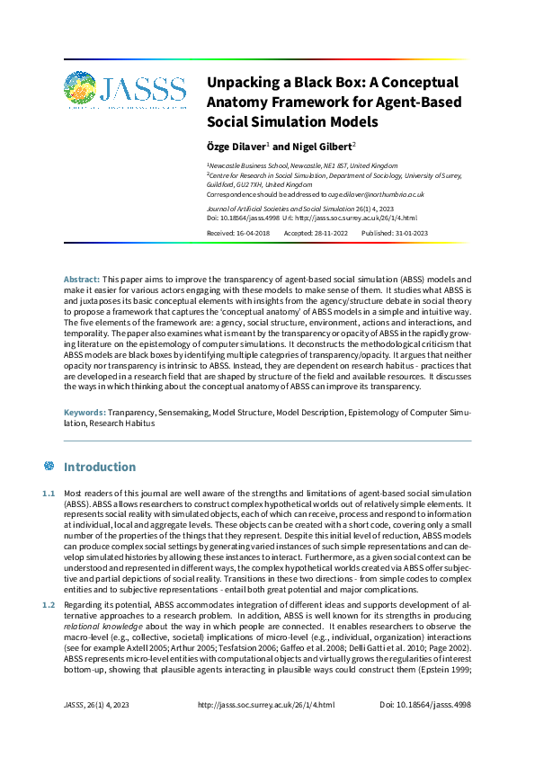 (PDF) Unpacking a Black Box: A Conceptual Anatomy Framework for Agent ...