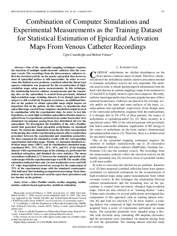 (PDF) Combination of Computer Simulations and Experimental Measurements ...