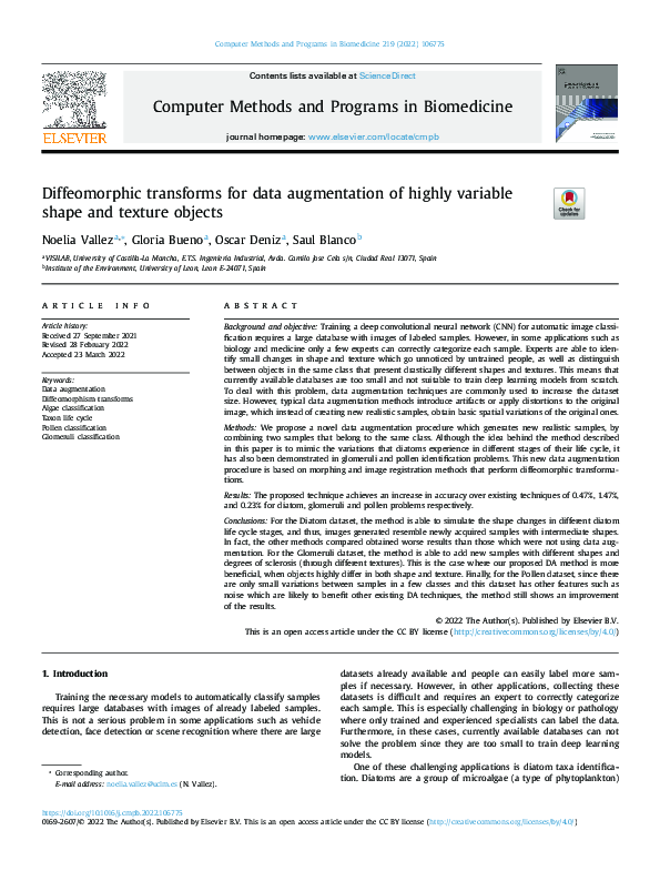 (PDF) Computer Methods and Programs in Biomedicine