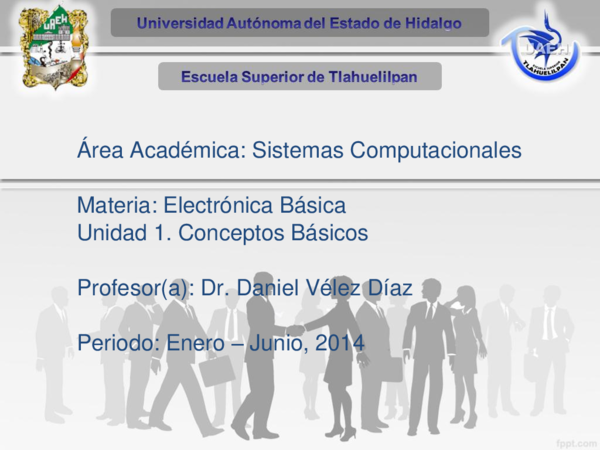 (PDF) Electrónica Básica (Conceptos básicos)