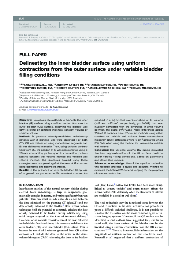 (PDF) Delineating the inner bladder surface using uniform contractions ...