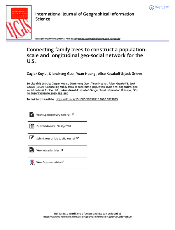 (PDF) Connecting family trees to construct a population-scale and ...