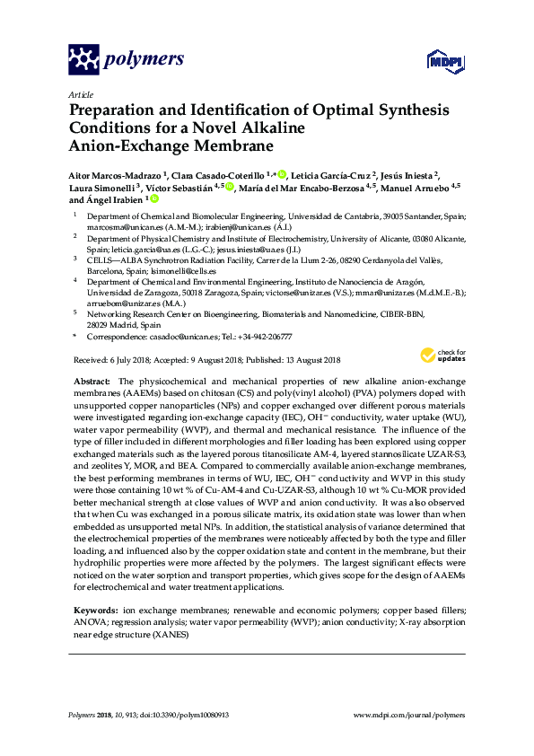 (PDF) Preparation and Identification of Optimal Synthesis Conditions ...