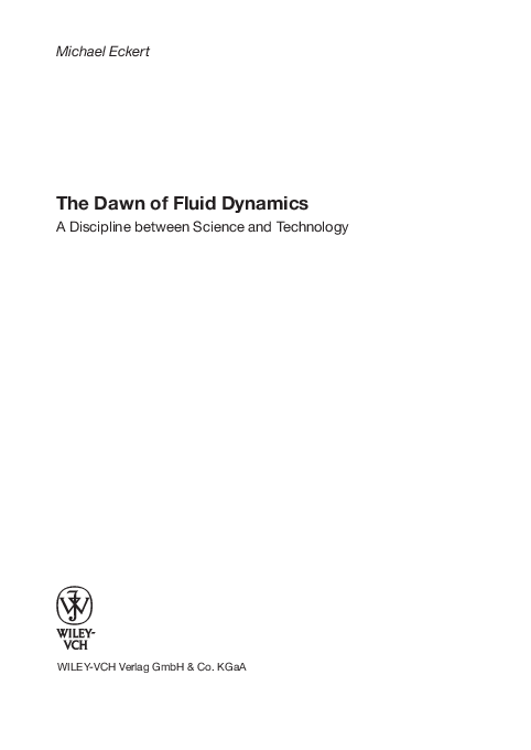 (PDF) The dawn of fluid dynamics: a discipline between science and ...