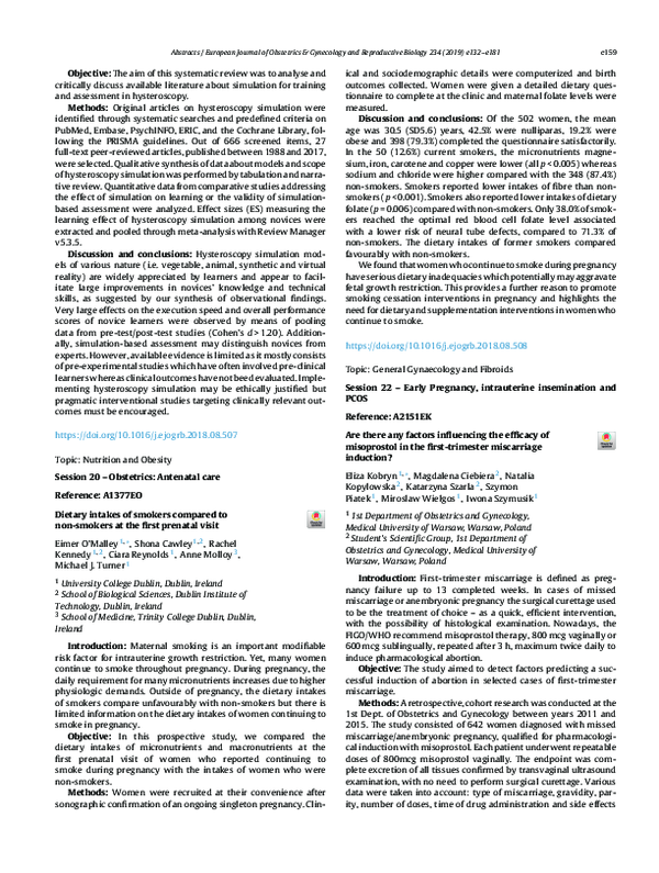 (PDF) Are there any factors influencing the efficacy of misoprostol in ...