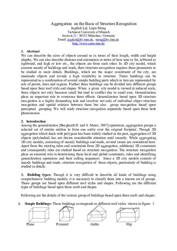 (PDF) Aggregation on the basis of structure recognition
