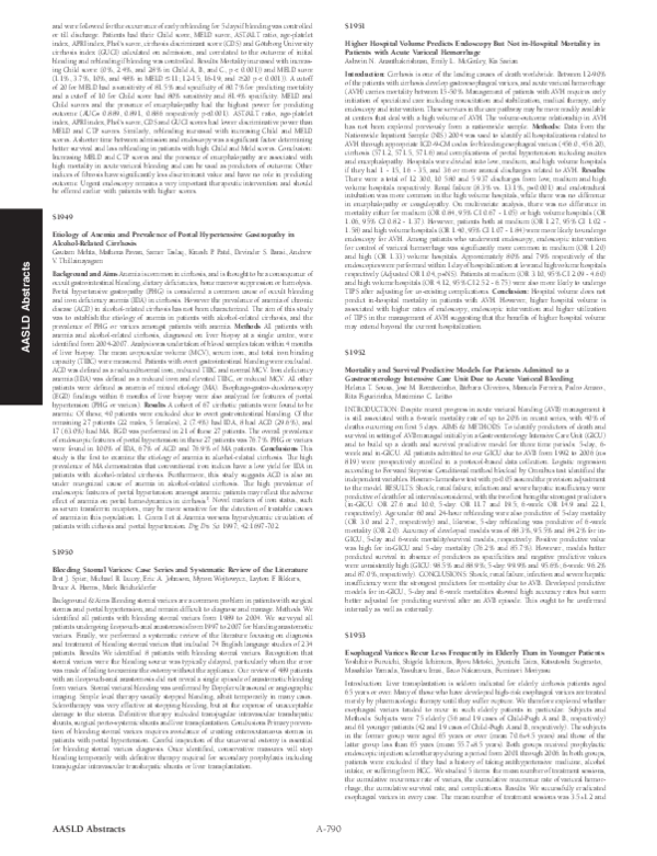 S1949 Etiology of Anemia and Prevalence of Portal Hypertensive ...