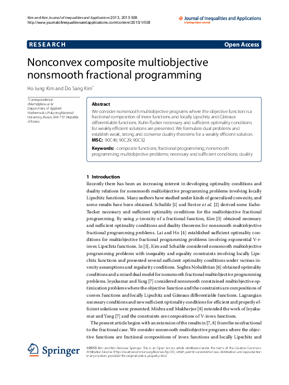 Nonconvex Composite Multiobjective Nonsmooth Fractional Programming 3717