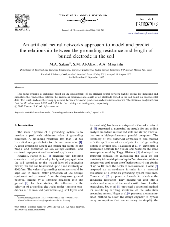 (PDF) An artificial neural networks approach to model and predict the relationship between the ...