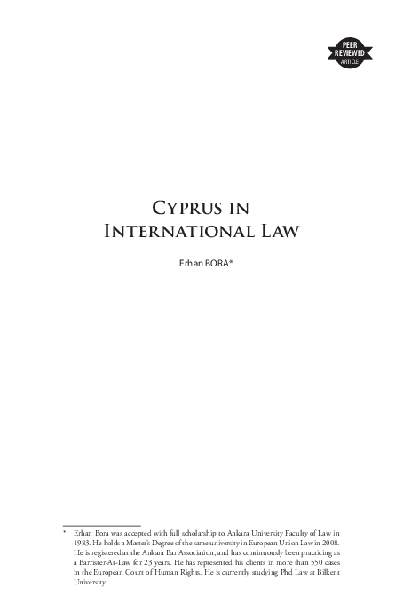(PDF) Cyprus in International Law