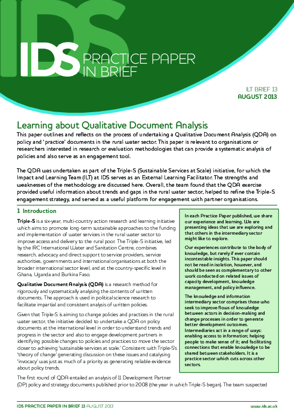(PDF) Learning about Qualitative Document Analysis