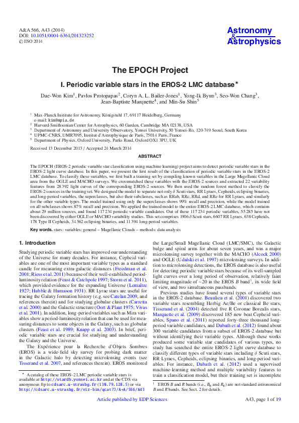 (PDF) The EPOCH Project