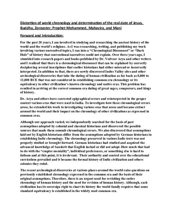 (DOC) Distortion of world chronology and determination of the real date ...