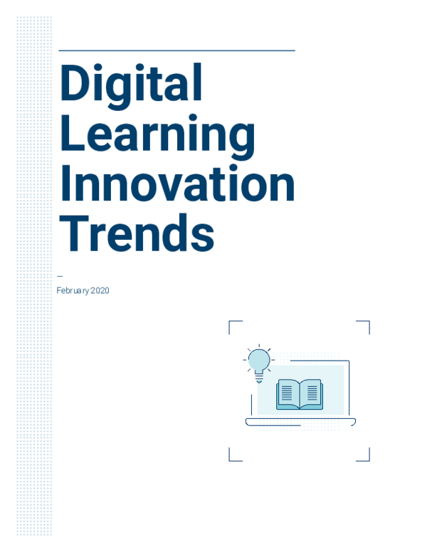 (PDF) Digital Learning Innovation Trends