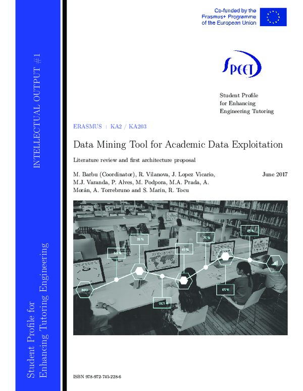 (PDF) Data mining tool for academic data exploitation: literature review and first architecture ...