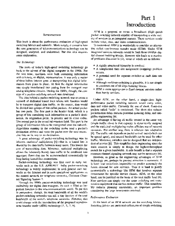 A survey of modern high-performance switching techniques
