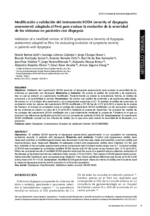 (PDF) [Validation of a modified version of SODA questionnaire (severity ...