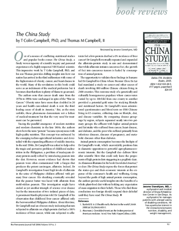 (PDF) The China Study