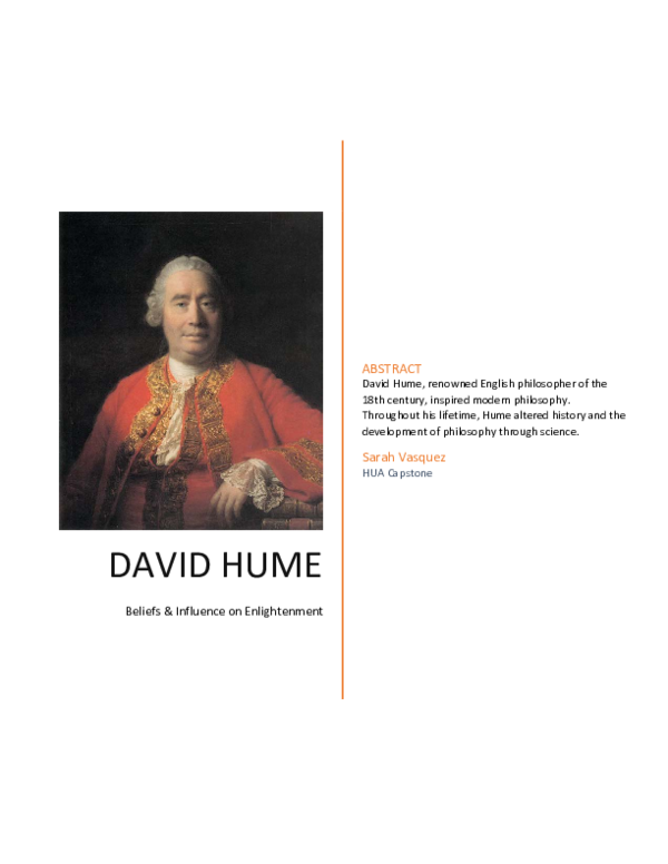 (PDF) David Hume