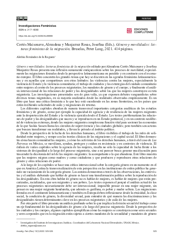 (PDF) Cortés Maisonave, Almudena y Manjarrez Rosas, Josefina (Eds ...