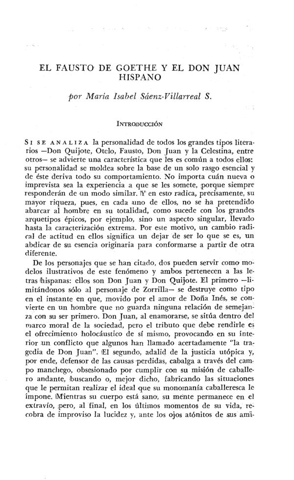(PDF) El Fausto de Goethe y el don Juan hispano | María Isabel Sáenz ...