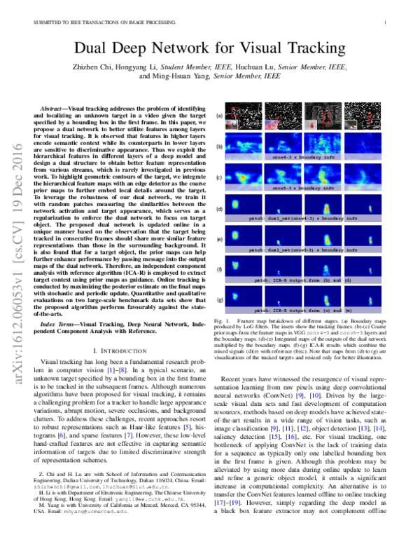 (PDF) Dual Deep Network for Visual Tracking