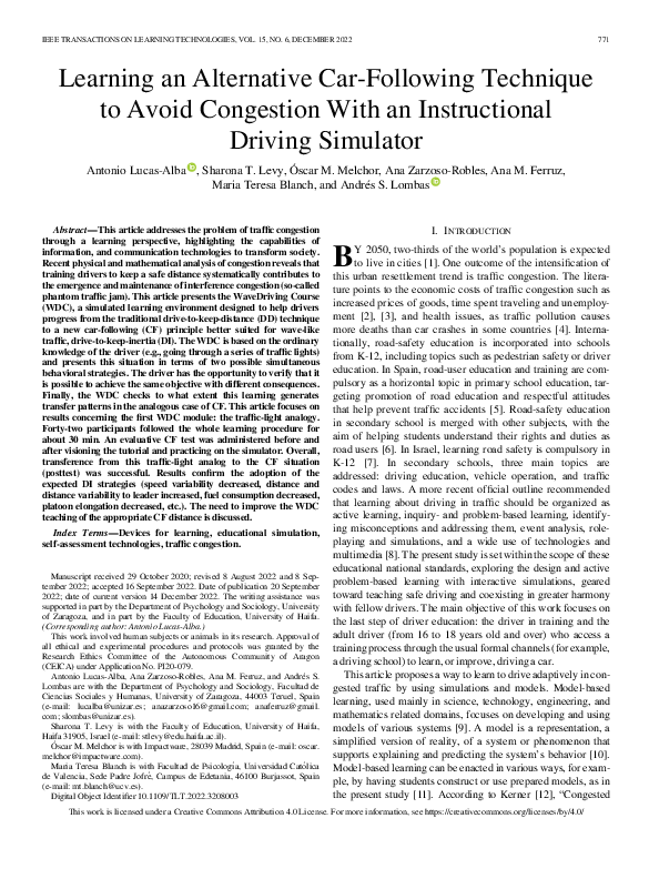 (PDF) WaveDriving: New Car-Following Methodology