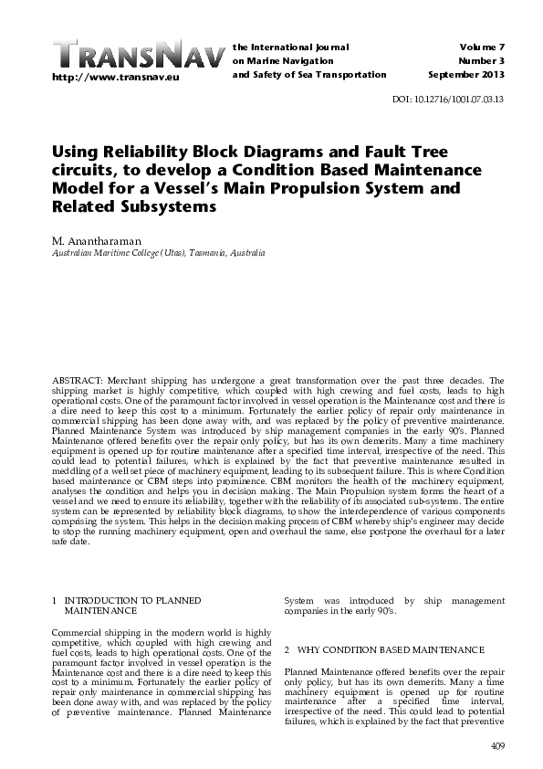(PDF) Using Reliability Block Diagrams and Fault Tree circuits, to ...