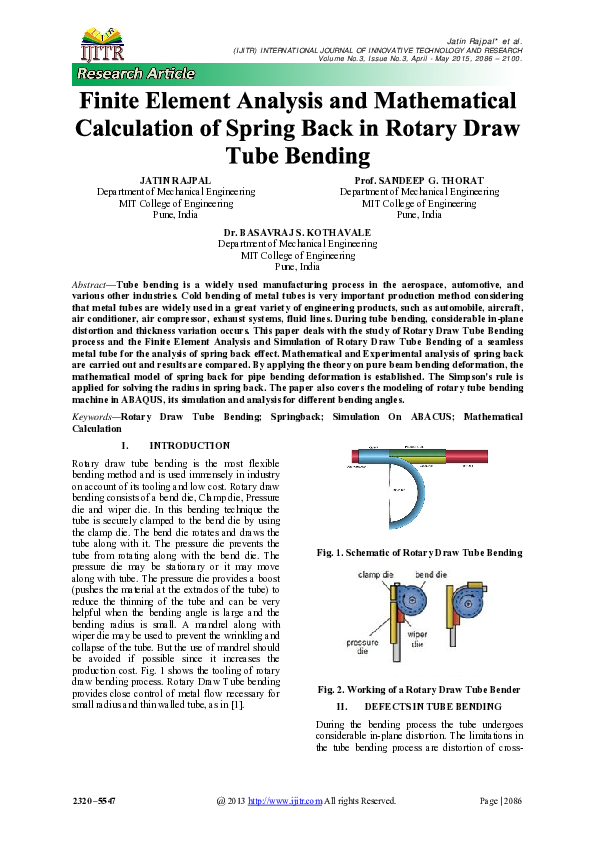 (PDF) Finite Element Analysis and Mathematical Calculation of Spring ...