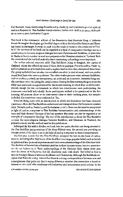 (PDF) Book Review: Kari Storstein Haug, Interpreting Proverbs 11:18-31 ...