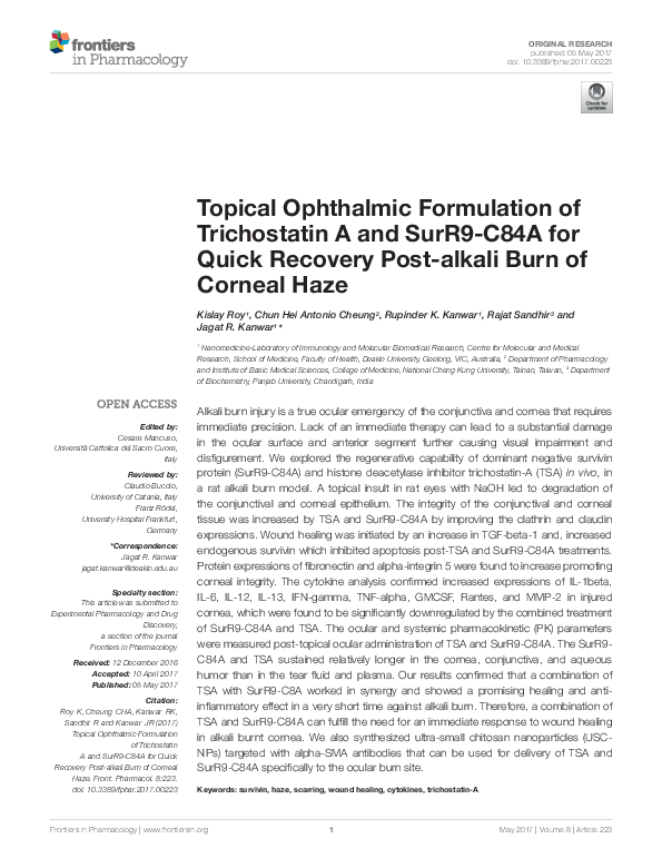 (PDF) Topical Ophthalmic Formulation of Trichostatin A and SurR9-C84A ...