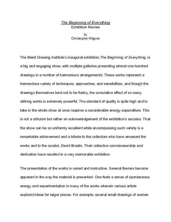 (PDF) The Beginning of Everything