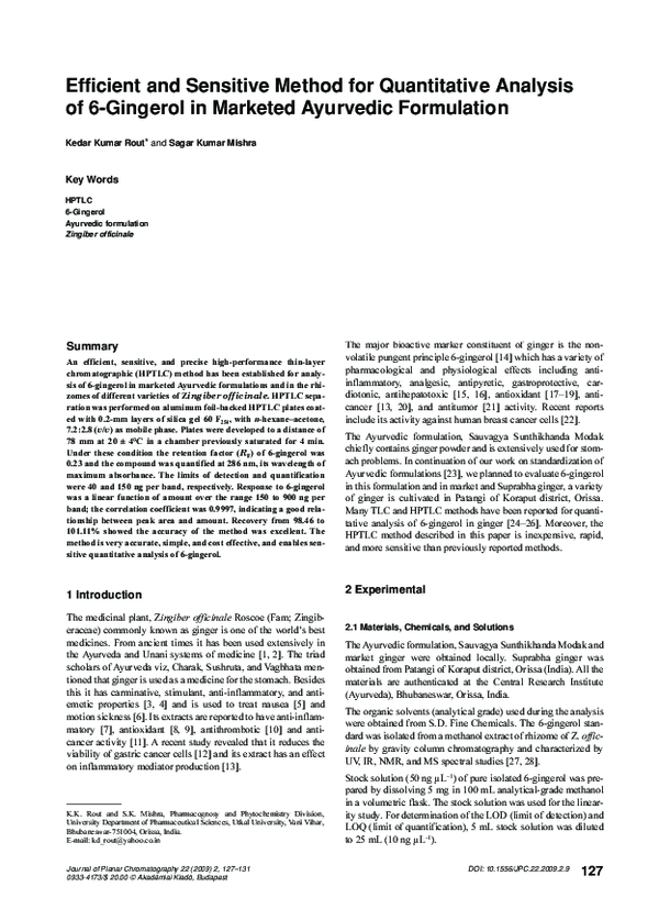 (PDF) Efficient and Sensitive Method for Quantitative Determination and Validation of ...