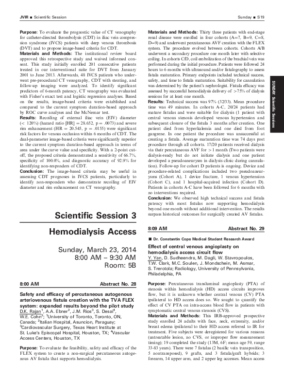 (PDF) Safety and efficacy of percutaneous autogenous arteriovenous ...