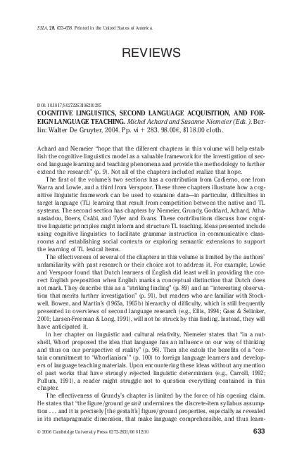 (PDF) Third Language Learners: Pragmatic Production and Awareness ...