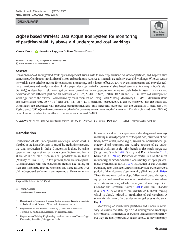 Pdf Zigbee Based Wireless Data Acquisition System For Monitoring Of