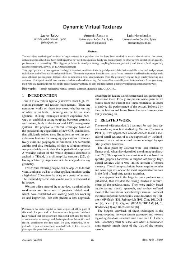 (PDF) Dynamic virtual textures