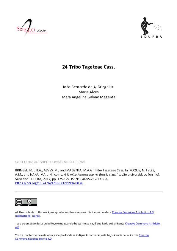 (PDF) Tribo Tageteae Cass