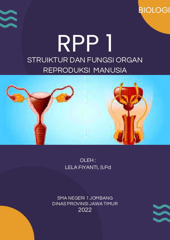 (PDF) RPP BIOLOGI BAB SISTEM REPRODUKSI