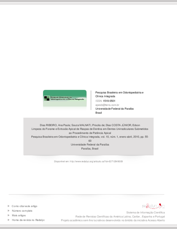 (PDF) Cleaning of the Foramen Apical and Apical Extrusion of Dentin ...