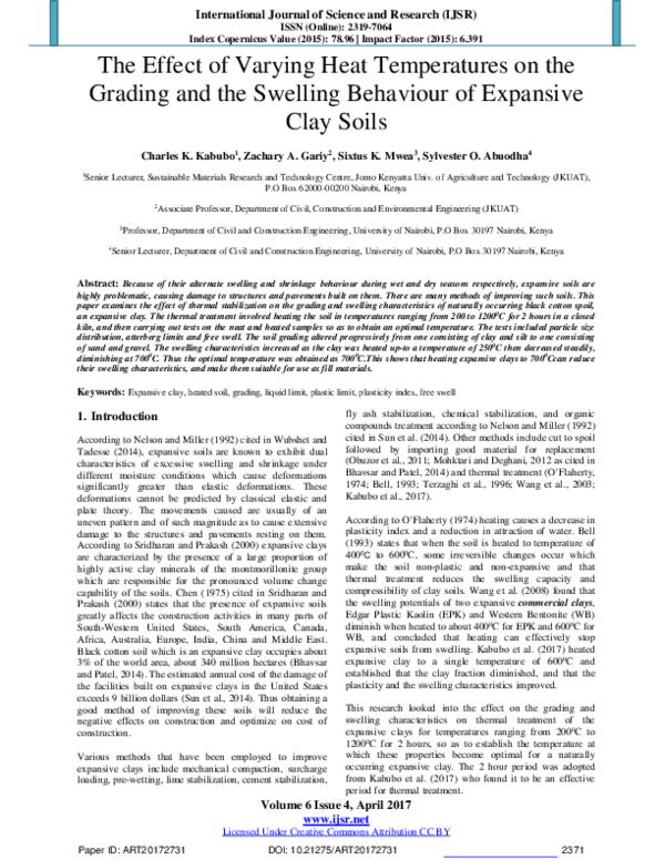 (PDF) The Effect of Varying Heat Temperatures on the Grading and the ...